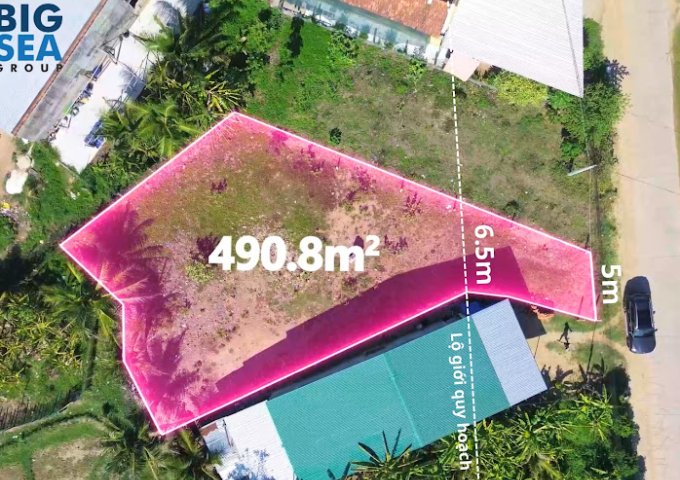 Lô đất 490,8m2 Khánh Hòa- lô đất đẹp nhất cho NĐT